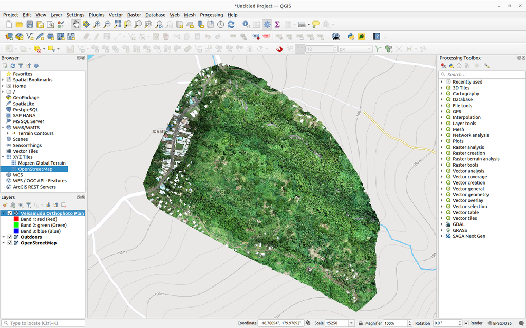Pretty looking QGIS contour lines with Z coordinate exported to Autocad ...