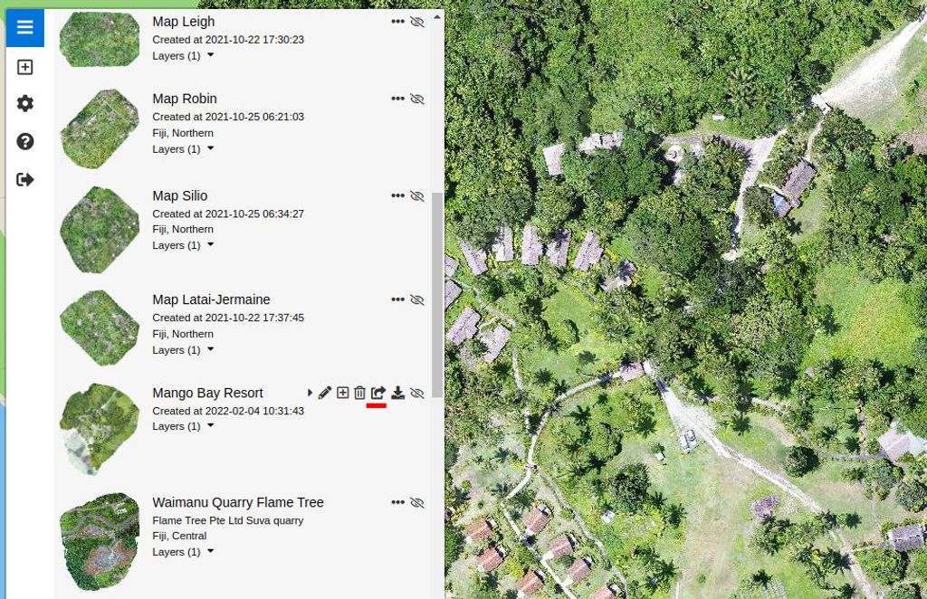 Embedding a map in a website — Map Hub Online